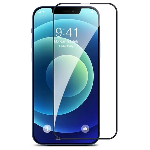 iPhone 13, 13 Pro, 14 skirtas apsauginis stiklas Devia Van Full Screen ...
