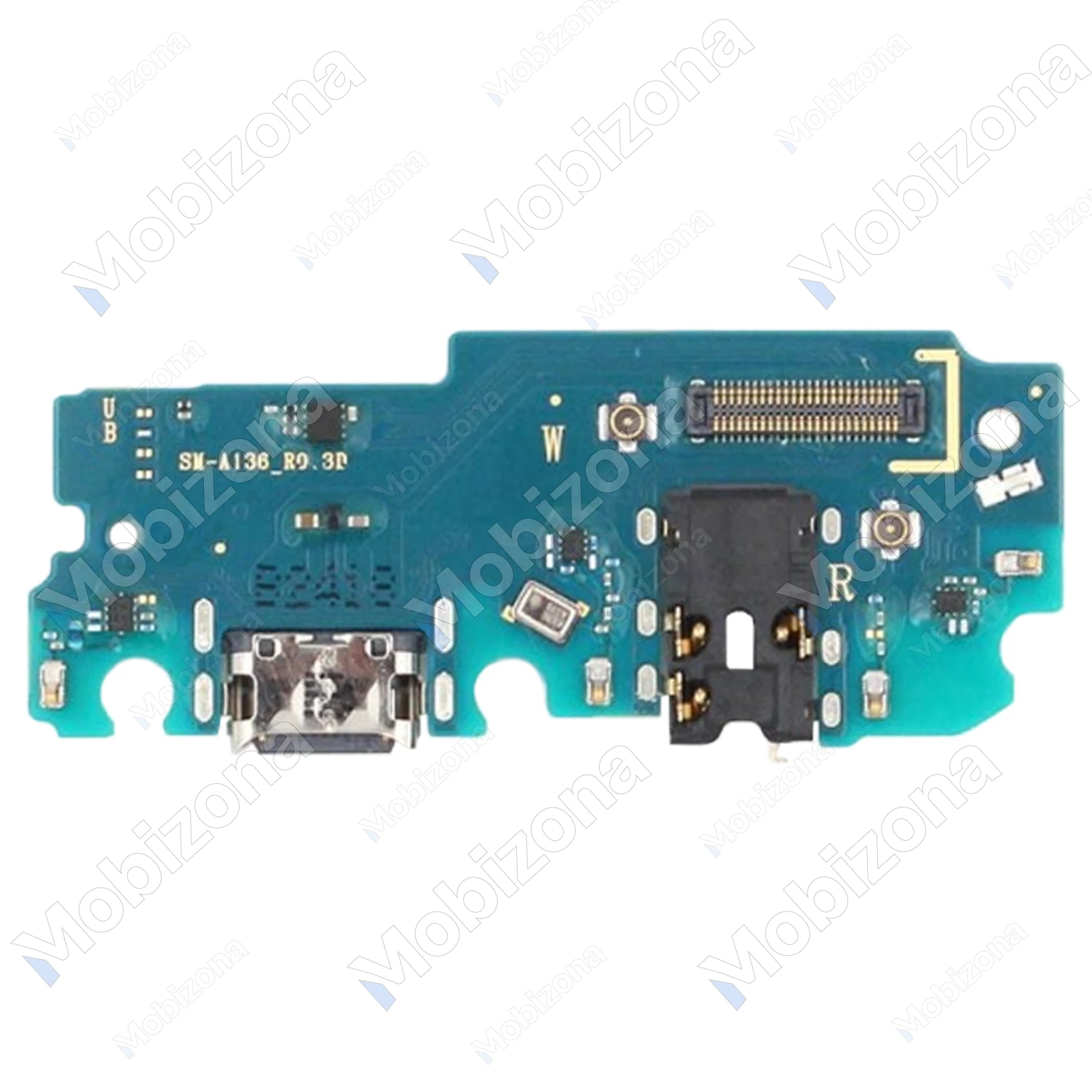 Samsung Galaxy A13 5G įkrovimo, ausinių lizdas ir mikrofonas (PCB plokštė)